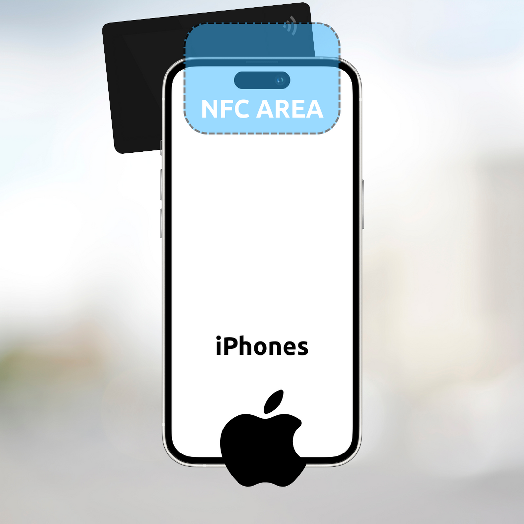 Where to find the NFC area on Android phones and iPhones? – BLK CARDS
